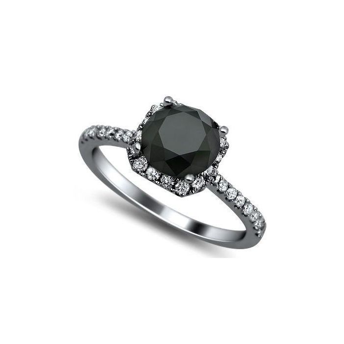 black round diamond