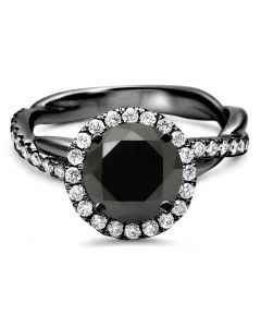 Black Gold Diamond Rings