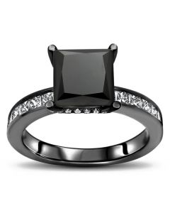 Black Gold Diamond Rings