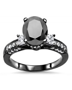 Black Gold Diamond Rings